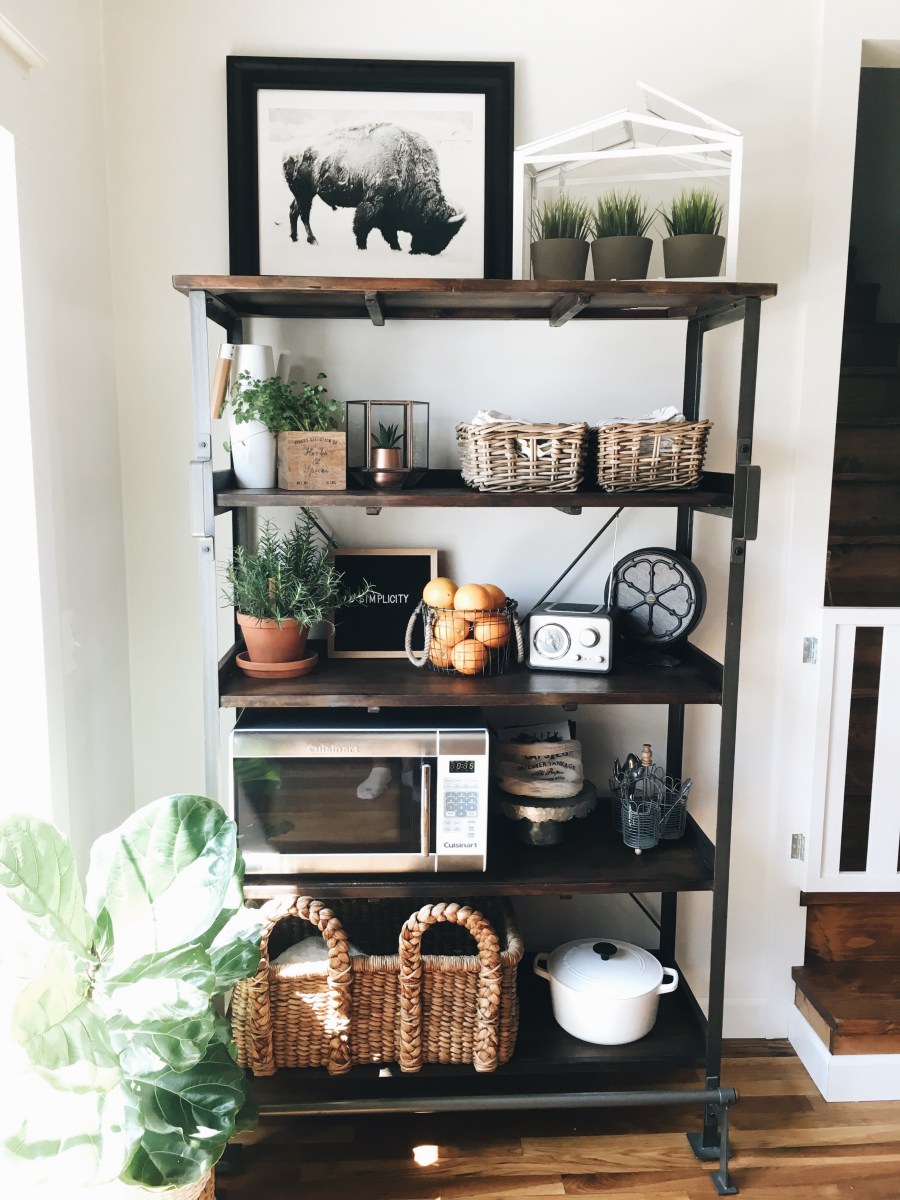 How to Style Open Shelving